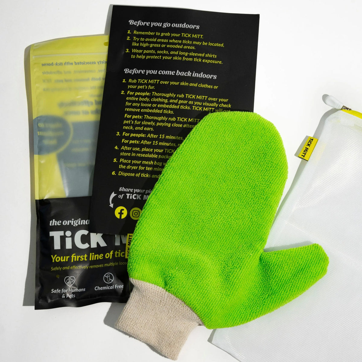 TICK MITT - Tick Removal Mitt/Gant pour retirer les tiques – Animalerie ...